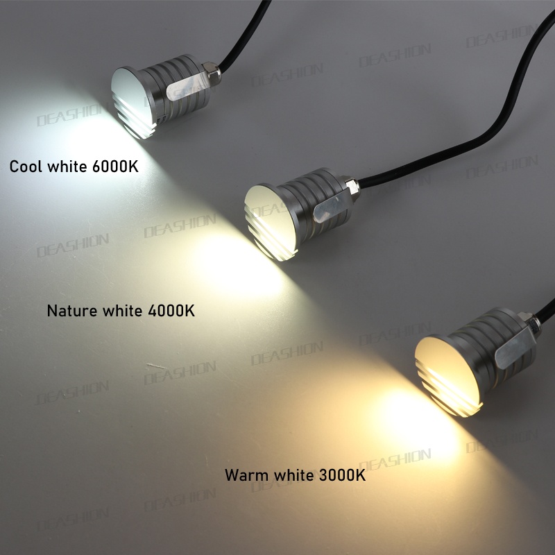 Mini LED Step Light 12V 24V 1W IP67 Waterproof Outdoor Recessed Spot ...
