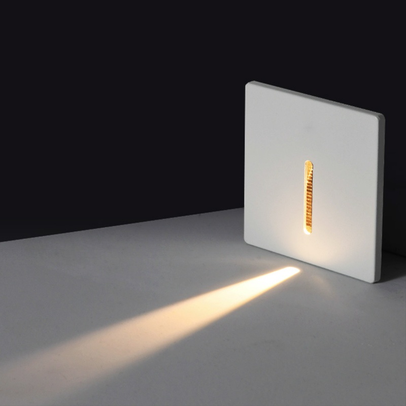 Indoor Recessed LED Wall Light Interior Stair Step Lamp 3W AC85-265V ...