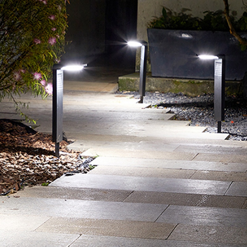 Solar LED Outdoor Garden Path Light IP65 Waterproof Wireless Powered ...